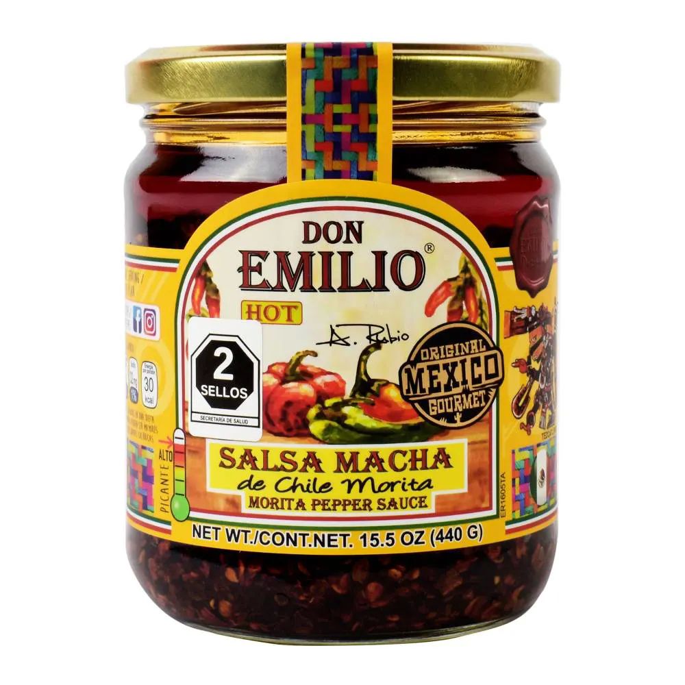 Salsa Macha Don Emilio Chile Morita 440 g