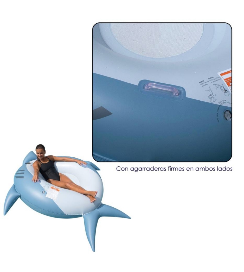 Flotador Inflable Gigante De Tiburon
