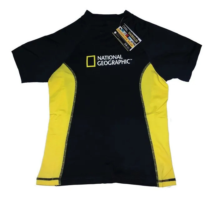 Playera para natación clásica talla mediana para mujer National ...