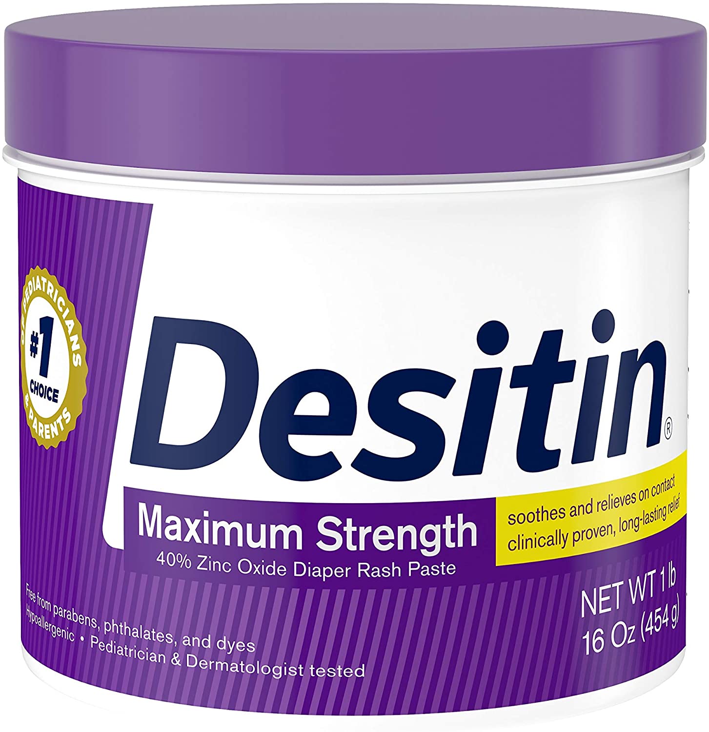 Desitin Crema Para Rozadura De Pañal Para Bebes 16 Oz morada