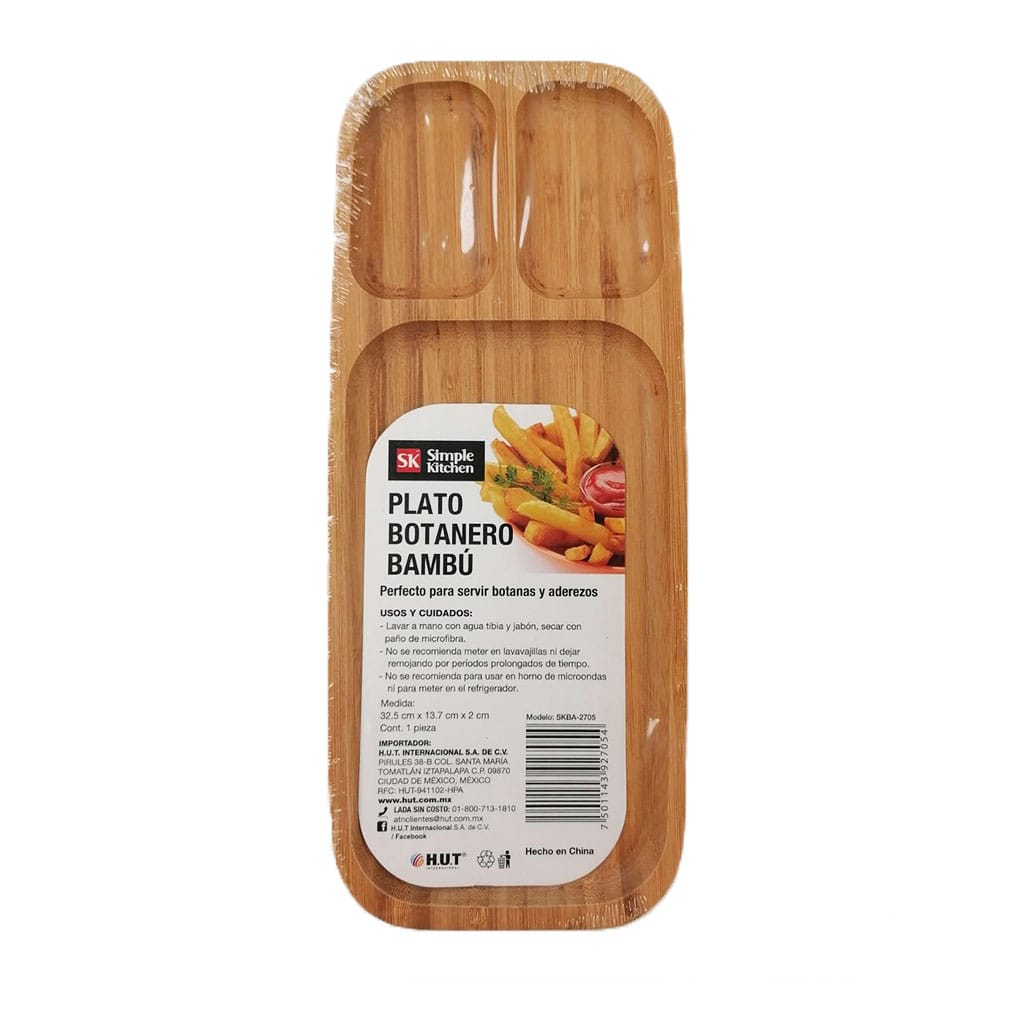 PLATO BOTANERO BAMBU