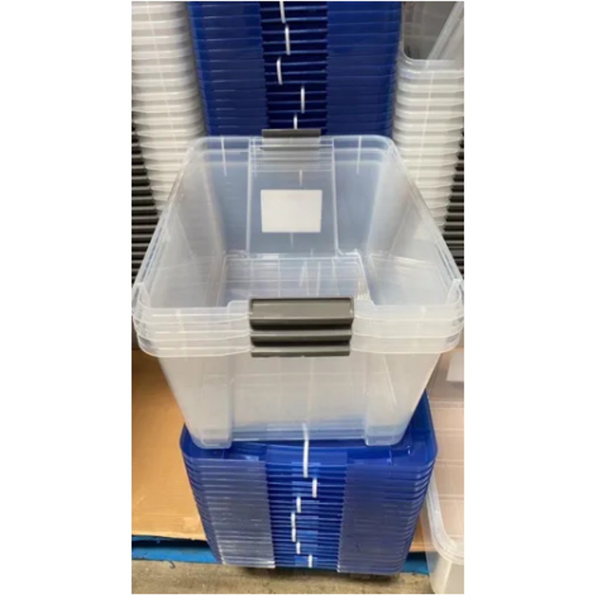 Juego de Cajas Plásticas Con Seguro 3 Piezas 42 Litros