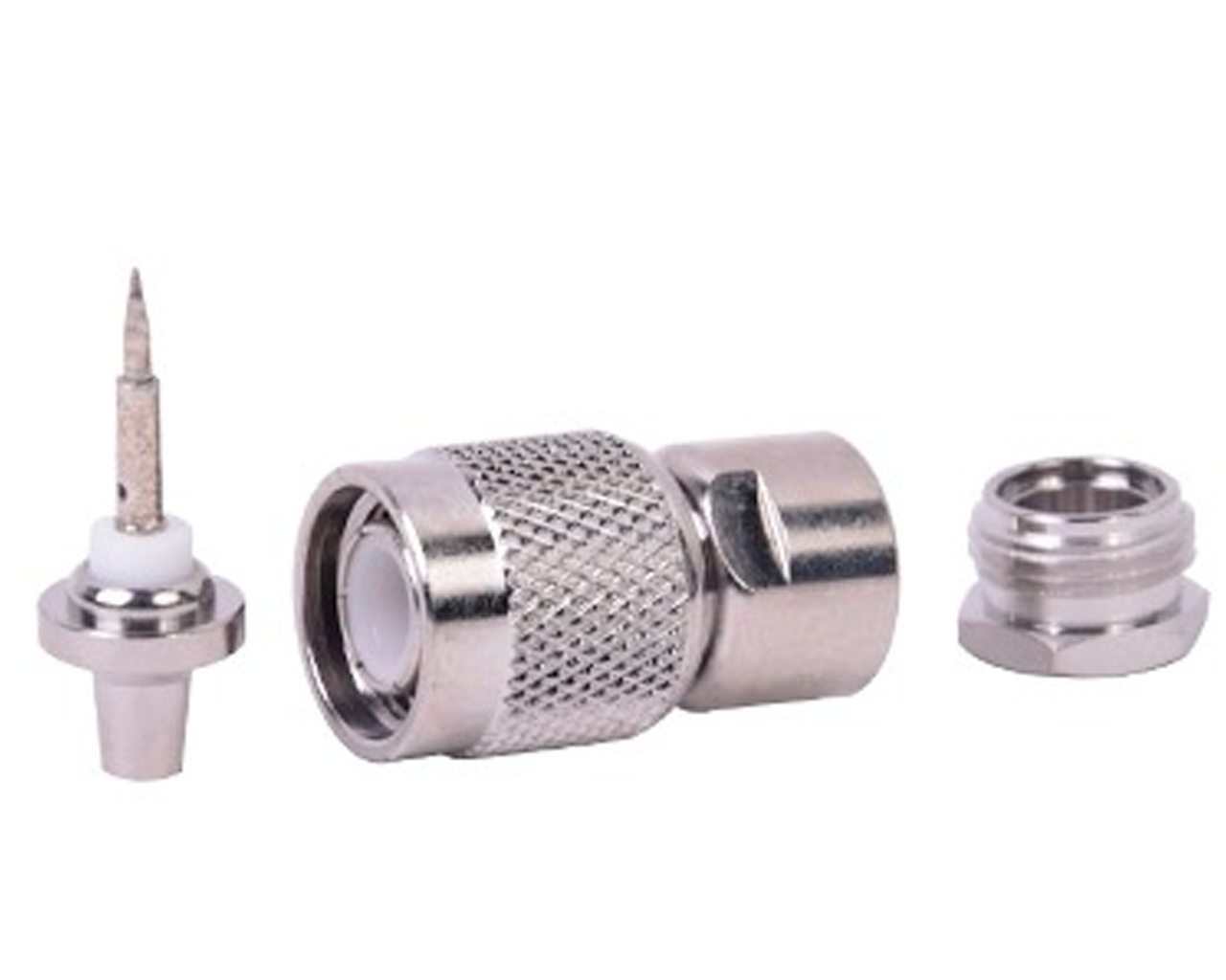 Conector TNC Macho de Rosca para Cable RG58/U, Grupo C, Níquel/ Plata ...