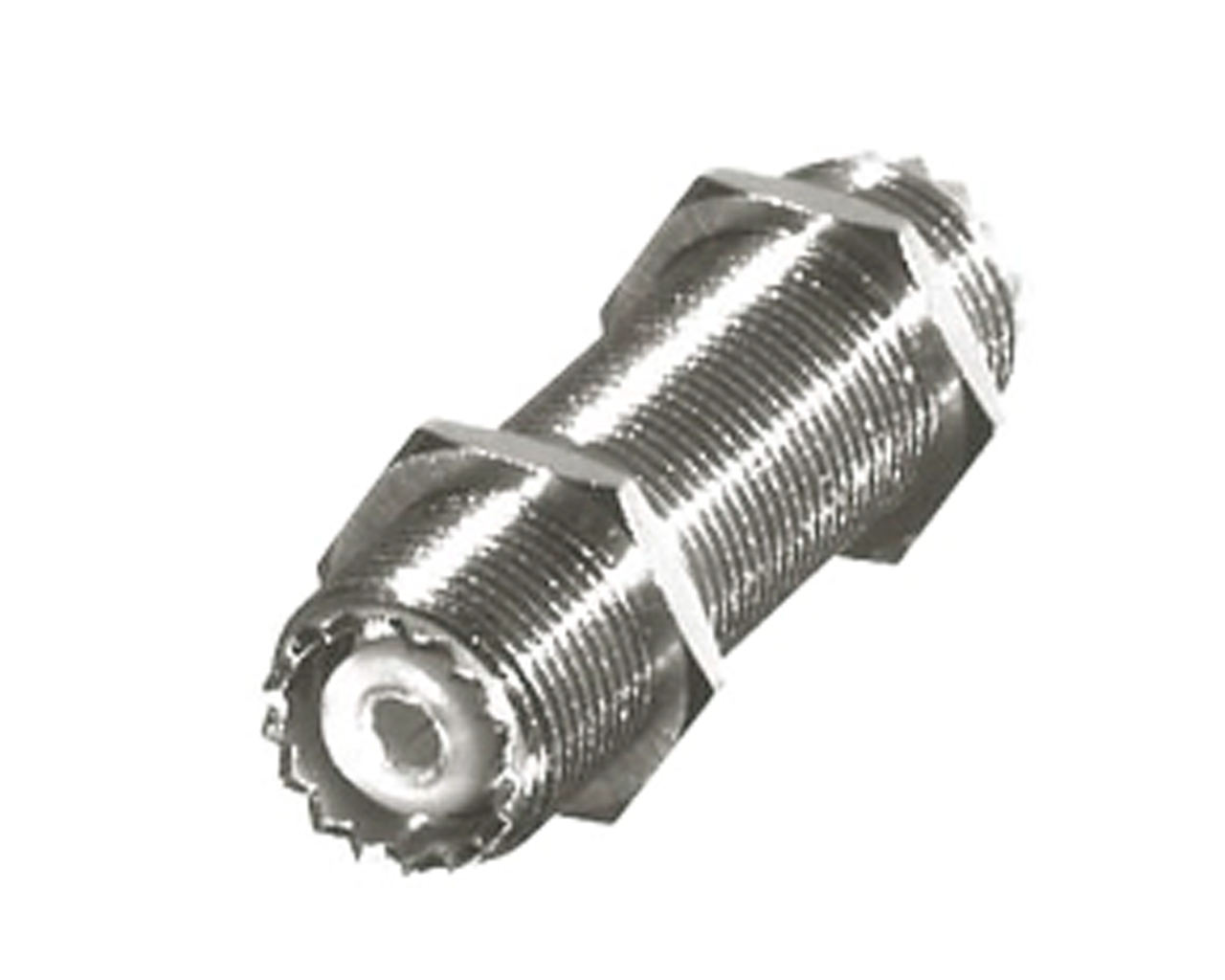 Adaptador Pasamuros de Doble UHF Hembra (SO239), Montaje para Panel con ...