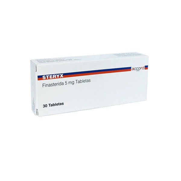 Steryx, Finasterida 5mg Caja Con 30 Tabs