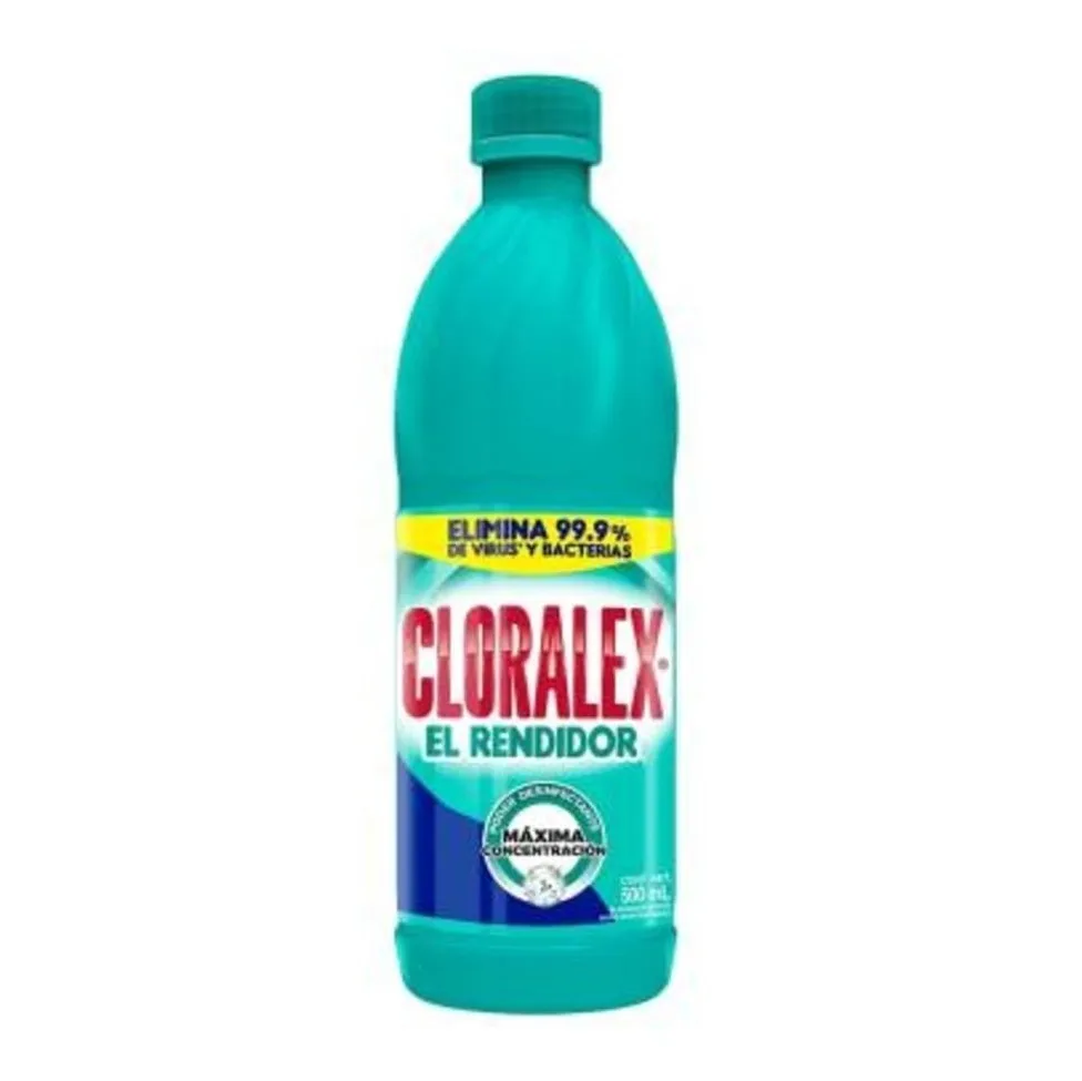 Cloralex El Rendidor Caja 20 Piezas 500ml