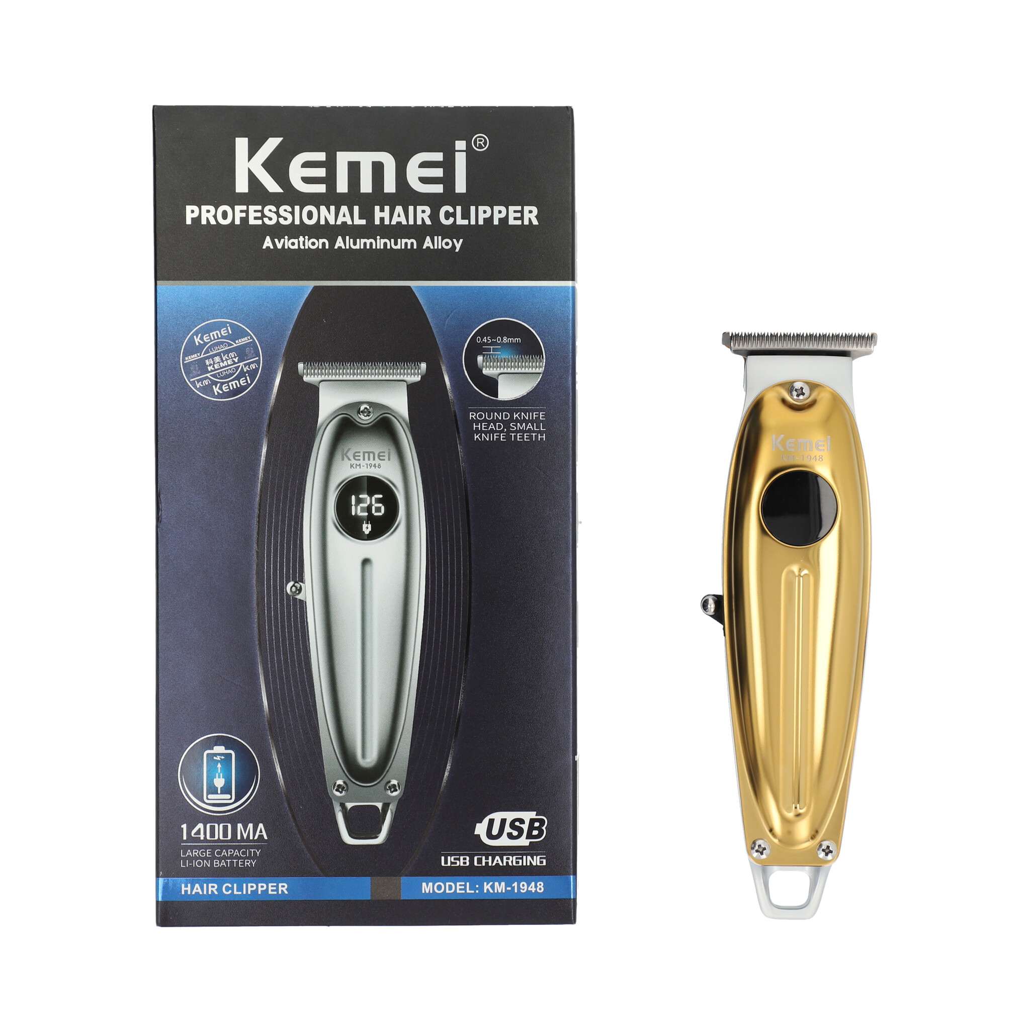 KEMEI Máquina terminadora de corte de cabello Mod. KM-1948