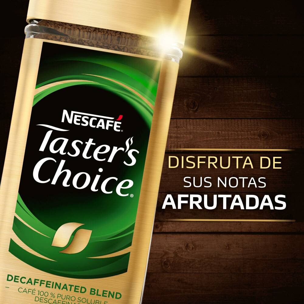 Café Soluble Tasters Choice Nescafé Descafeinado 250 G