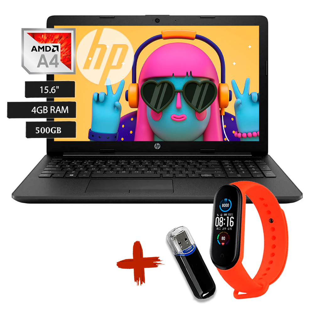 Laptop HP AMD A4-9125 500GB RAM 4GB - 15-DB0088CA