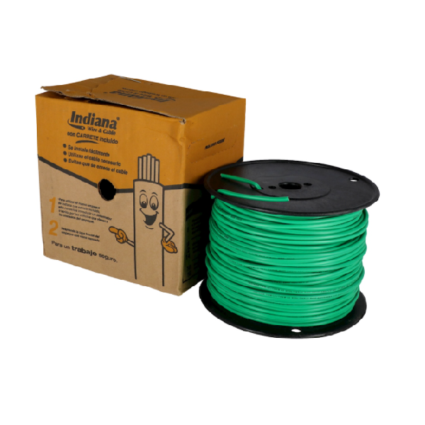 Cable indiana calibre tipo thw-ls/thhw-ls tipo 12 awg. 100 % cobre ...