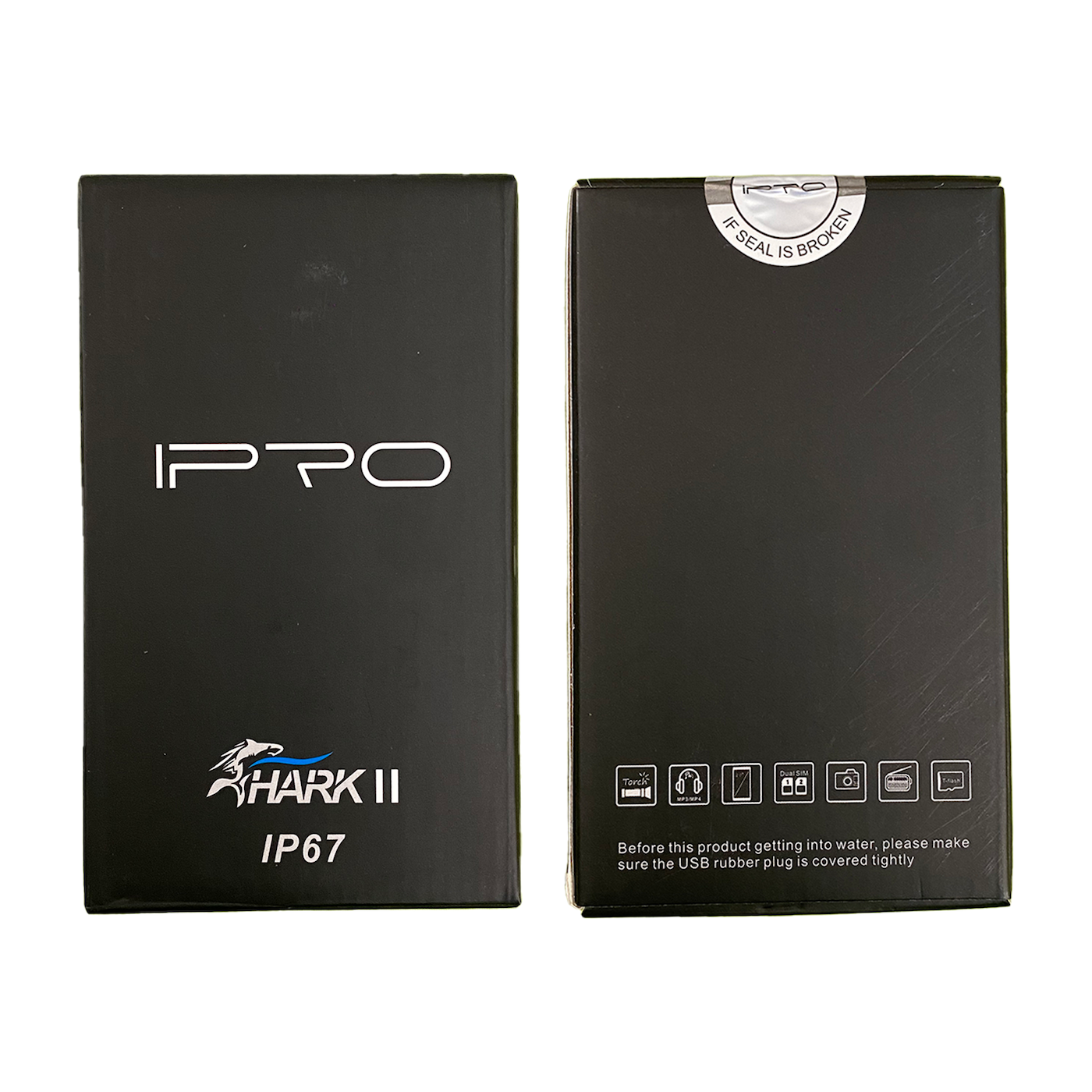Teléfono Celular Uso Rudo IPRO SHARK II Contra Agua Polvo Golpes 2500mah Telcel 2G