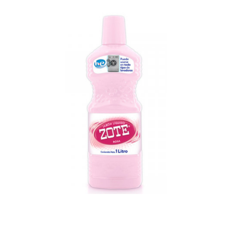 Jabon Liquido Zote Rosa 1 Litro