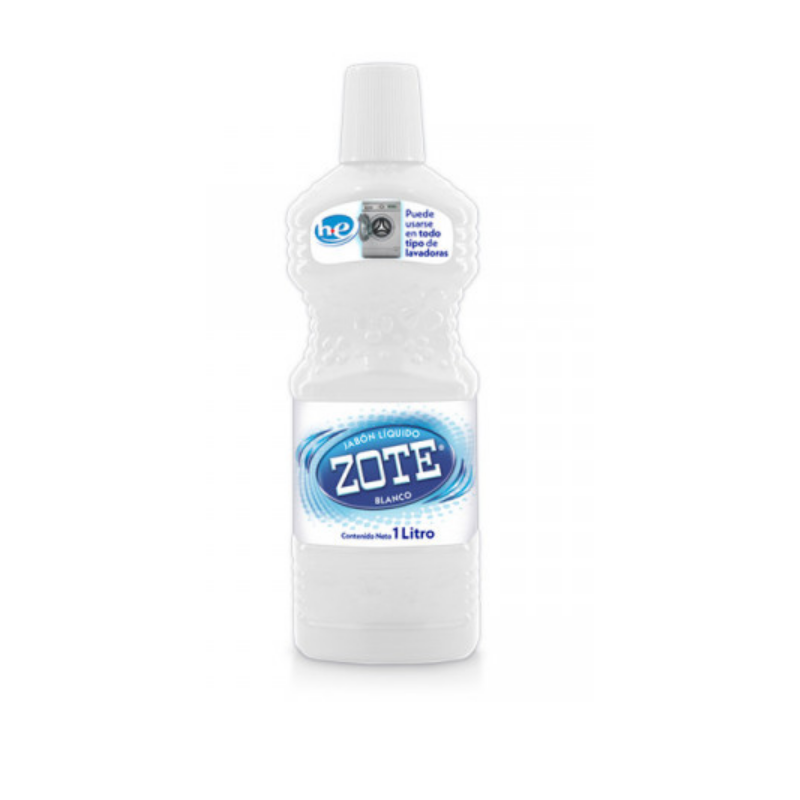 Jabon Liquido Zote Blanco 1 Litro