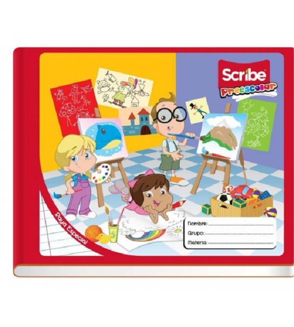 Cuaderno Preescolar Italiano Cosido Scribe Kids C10 100hjs