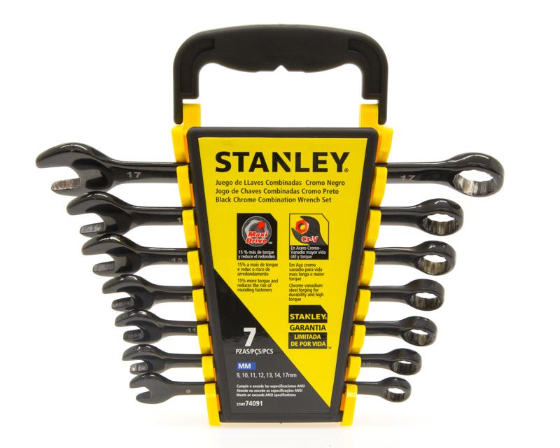 JUEGO DE LLAVES COMBINADAS MÉTRICAS STANLEY STMT74091