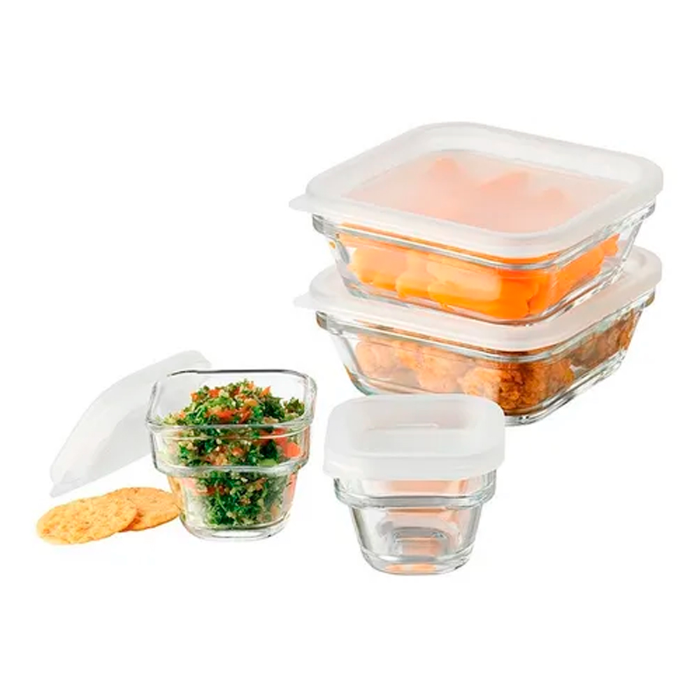 Refractarios De Vidrio Saven Store B37S - 8 piezas