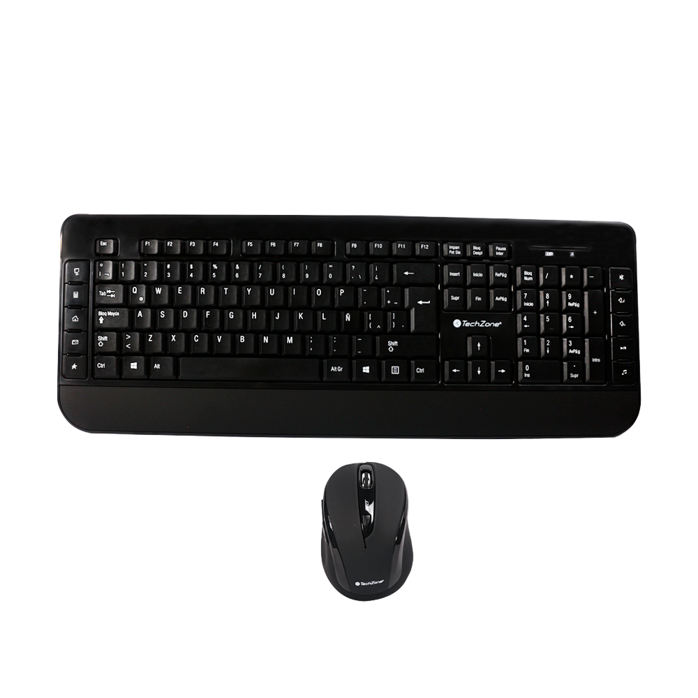 Kit Teclado y Mouse Inalámbrico TechZone Compatible con Smart TV y ...