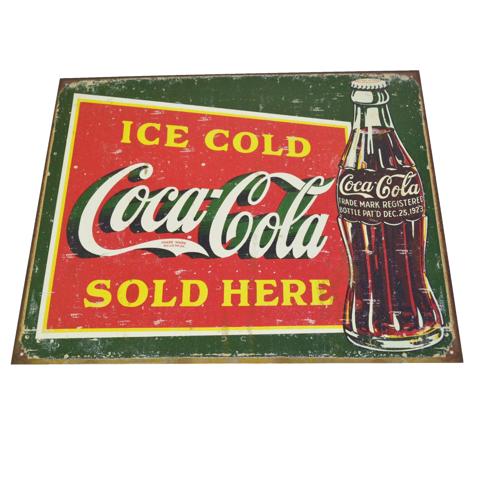 Tsn1393 Letrero Lamina Decorativa Coca Cola Ice Cold
