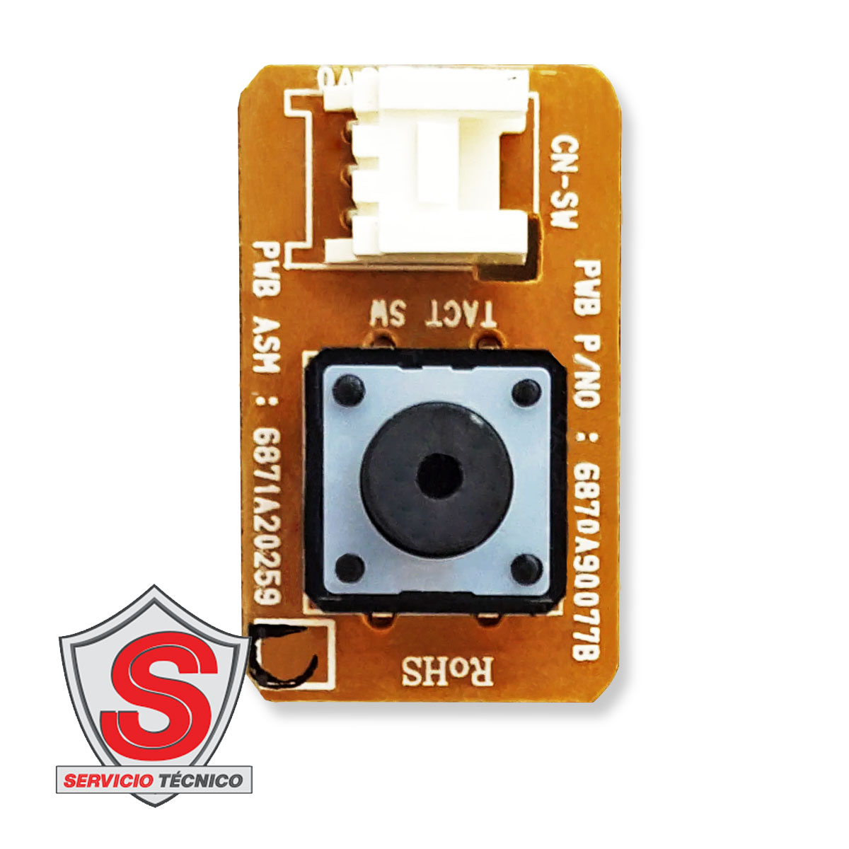 Botón 6871a20259d Para Aire Acondicionado LG Original.