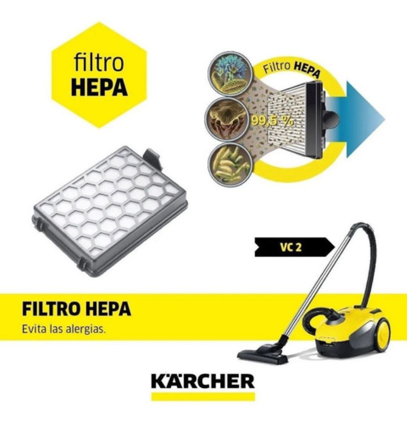 Aspiradora VC2 Karcher 2.8 Lt Compacta