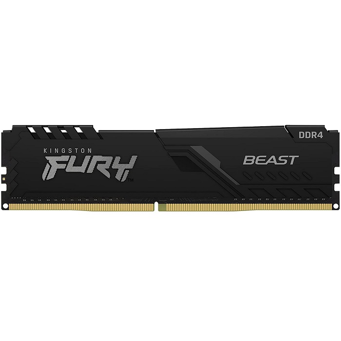 Memoria Ram DDR4 Kingston Fury Beast 3200MHz 8GB PC4-25600 Negra KF432C16BB/8.