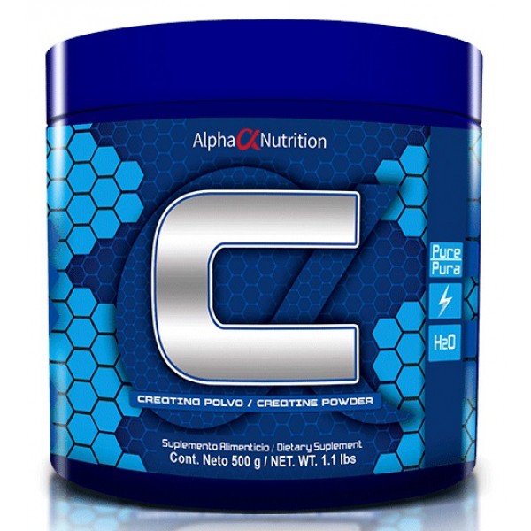 CREATINA MONOHIDRATADA 500GR ALPHA NUTRITION
