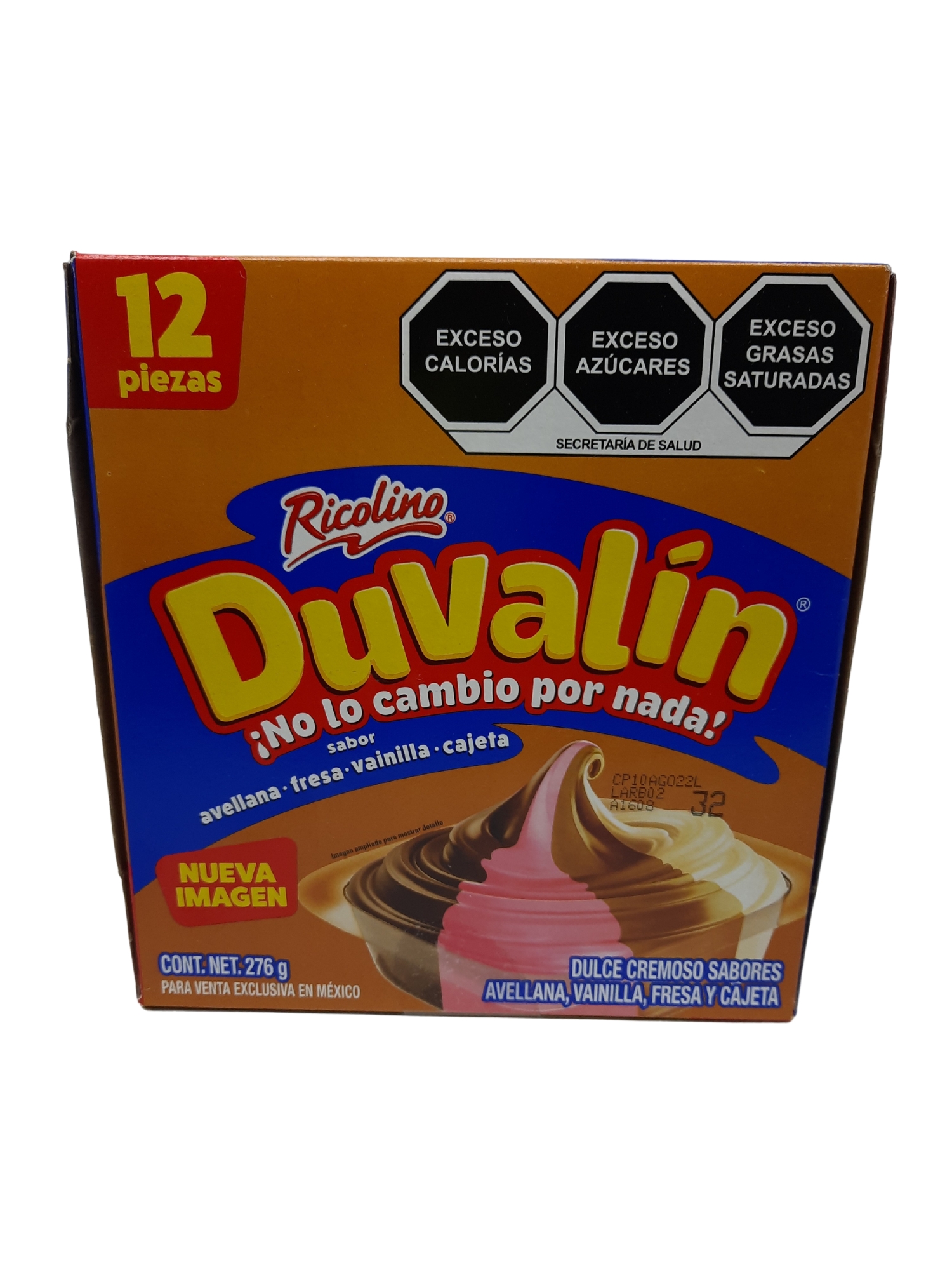 Duvalín 4 Sabores Ricolino 12 Pz 276 g