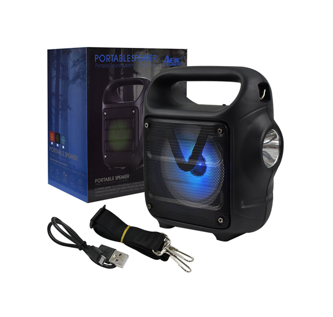 Bocina portatil recargable bluetooth con lampara integrada y diferentes ...