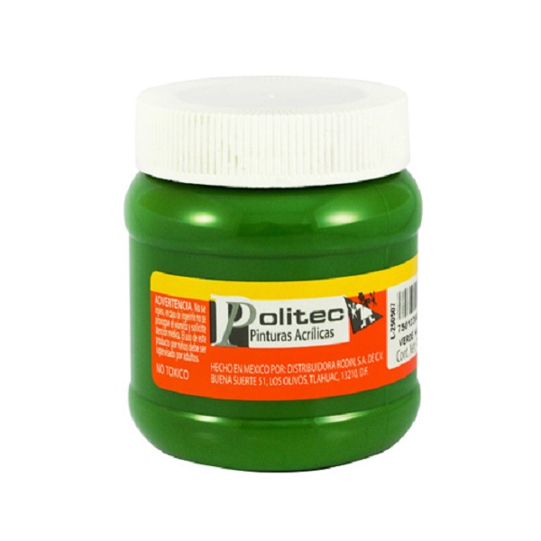 PINTURA ACRÍLICA POLITEC L300 250 ML VERDE NILO