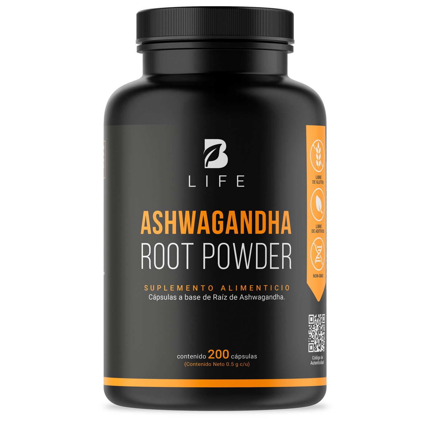 Ashwagandha 500mg De 200 Cápsulas B Life