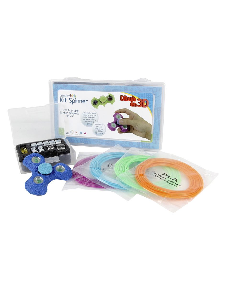 Kit Spinner para Pluma 3D Creativakids