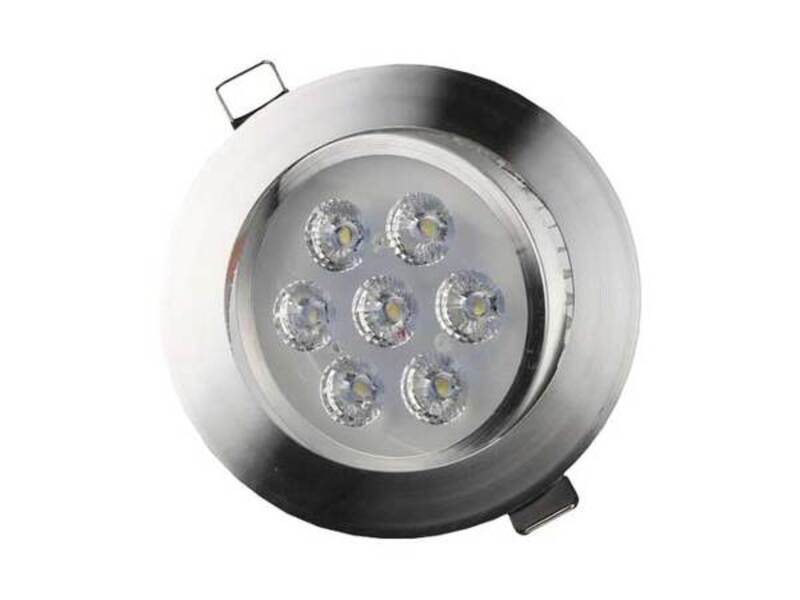 LAMPARA LED CIRCULAR 7W LUMINARIO EMPOTRABLE