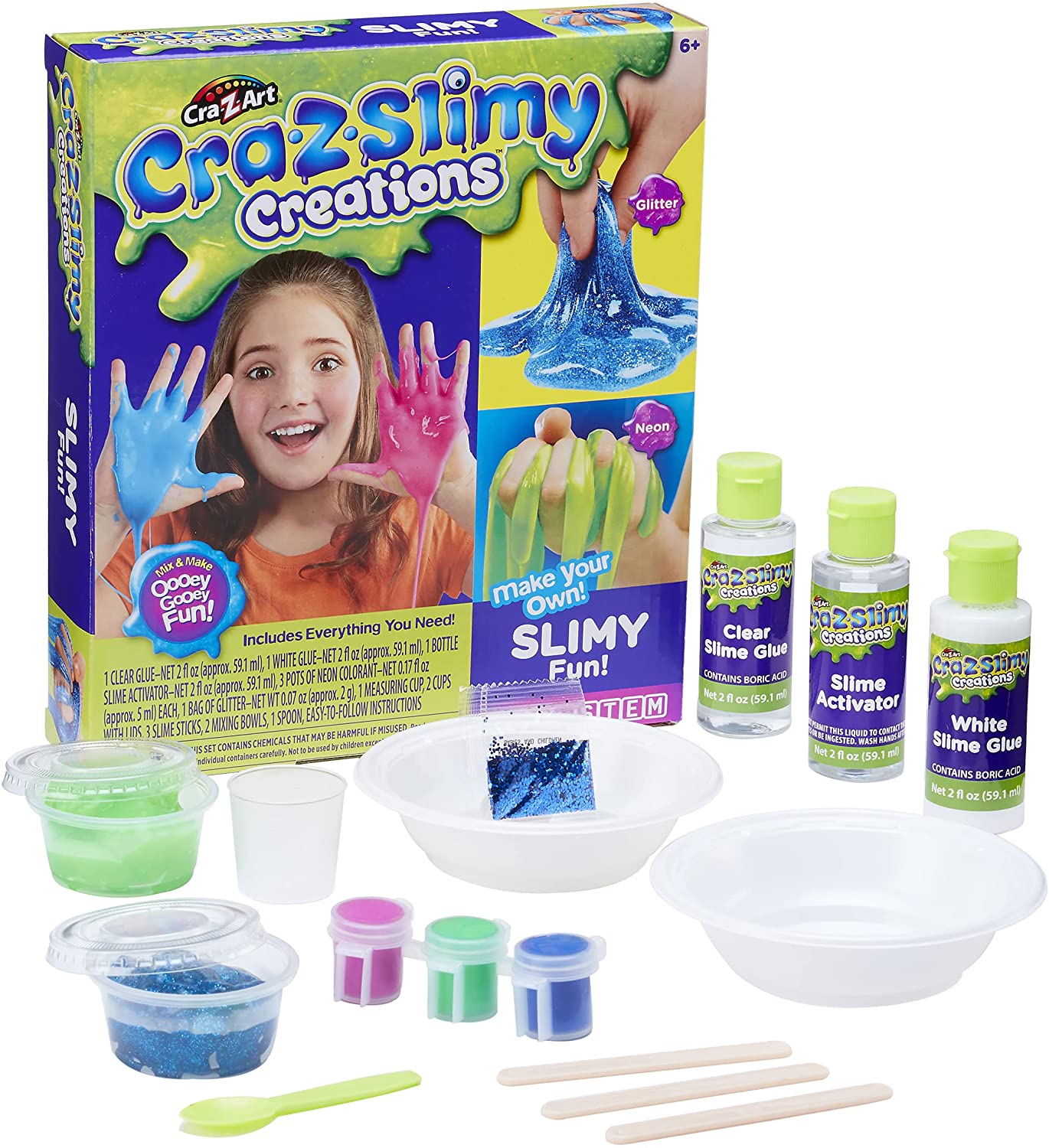 Slime Neon Craz Art Crazslimy Creations