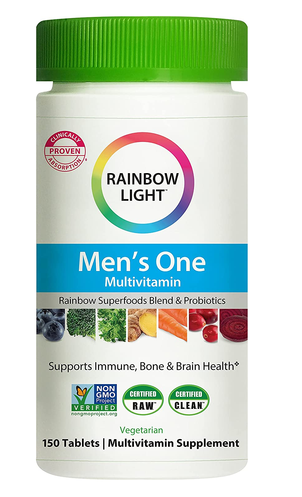 Multivitamínico para hombres de 150 tabletas 8 Onzas