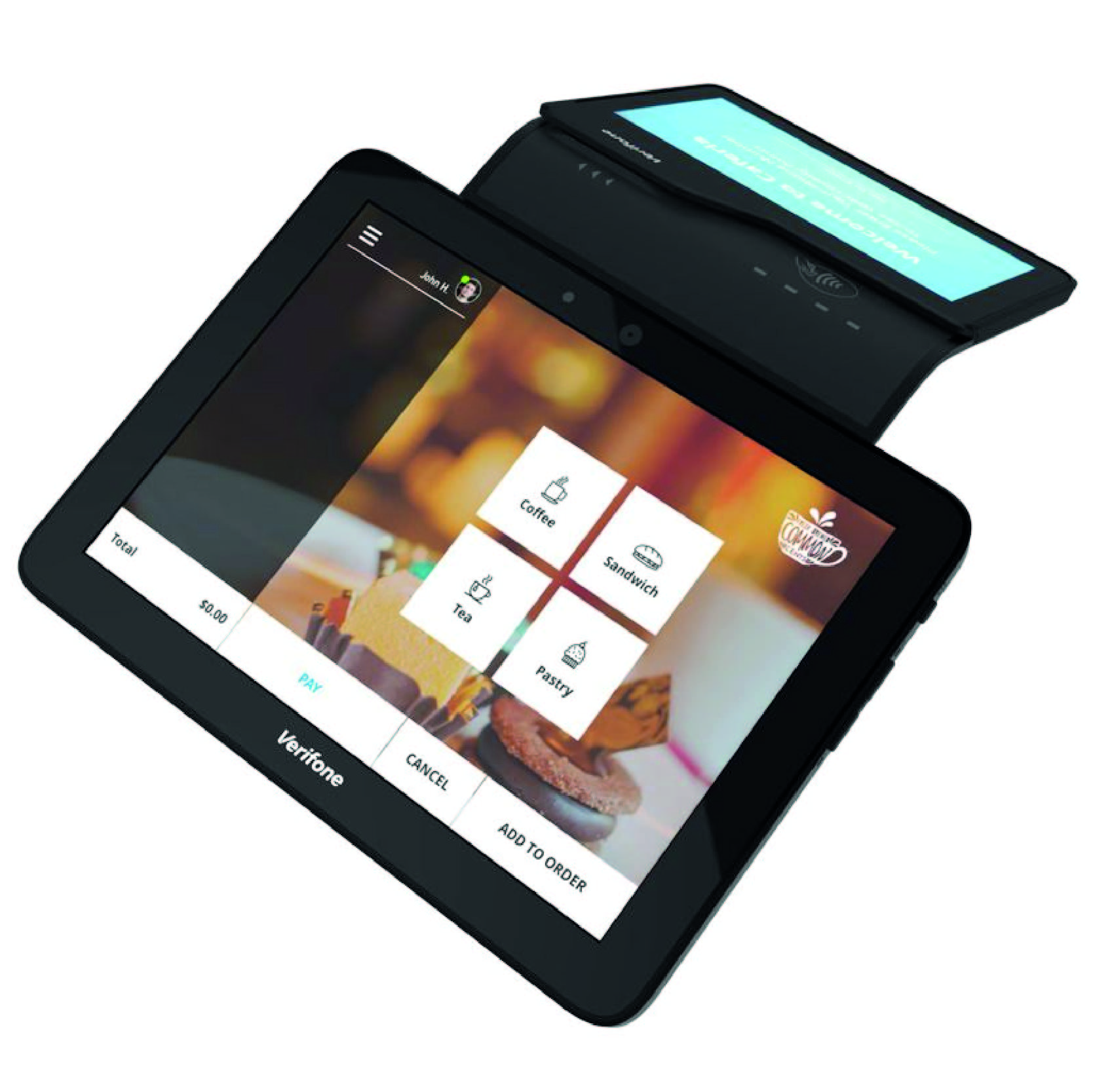 Terminal Punto de Venta Verifone Carbon 10- Dual Touch Screen ...