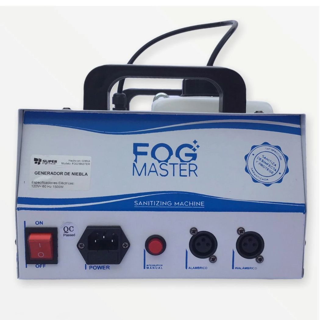 Máquina De Humo Super Bright & Loud Fog Master 1500w