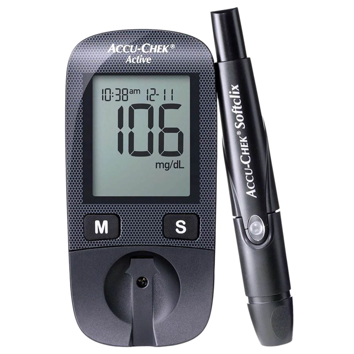 Glucómetro Accu Chek Sistema Active Kit - Médica Depot