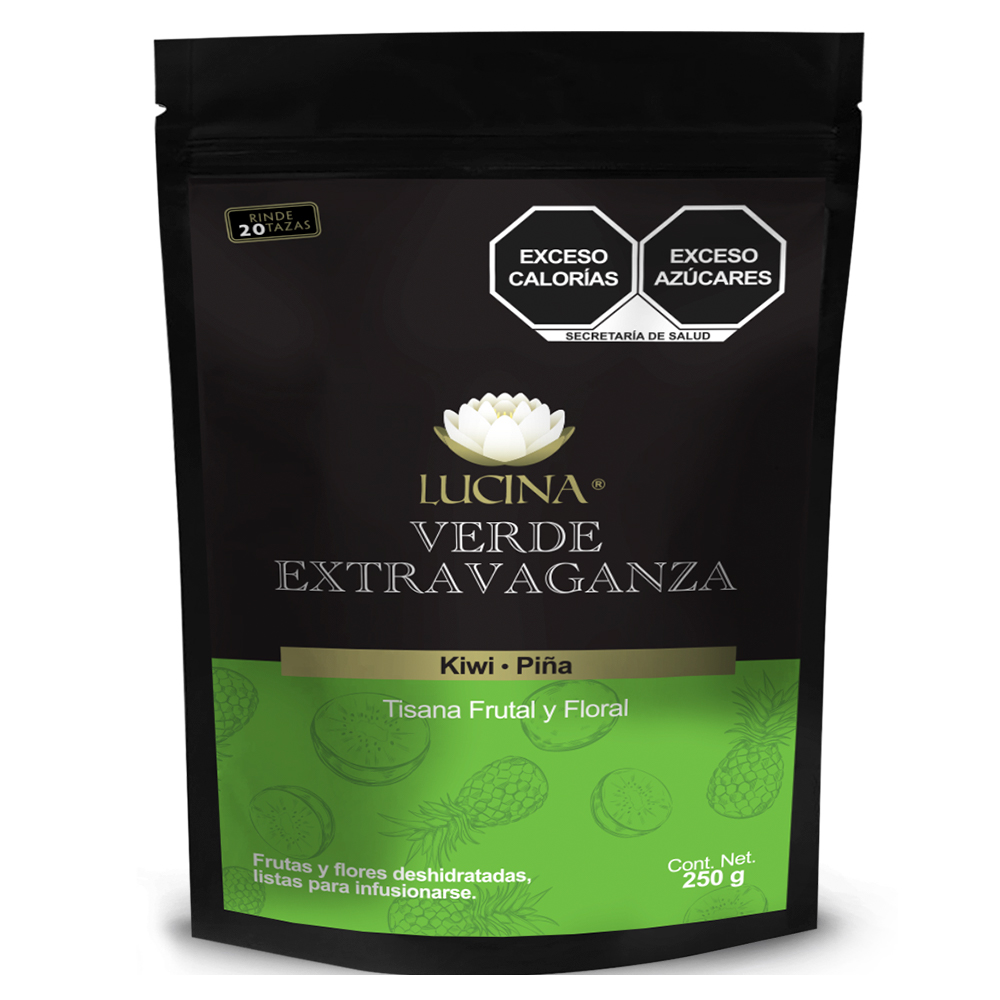 VERDE EXTRAVAGANZA TISANA FRUTAL 250GR LUCINA