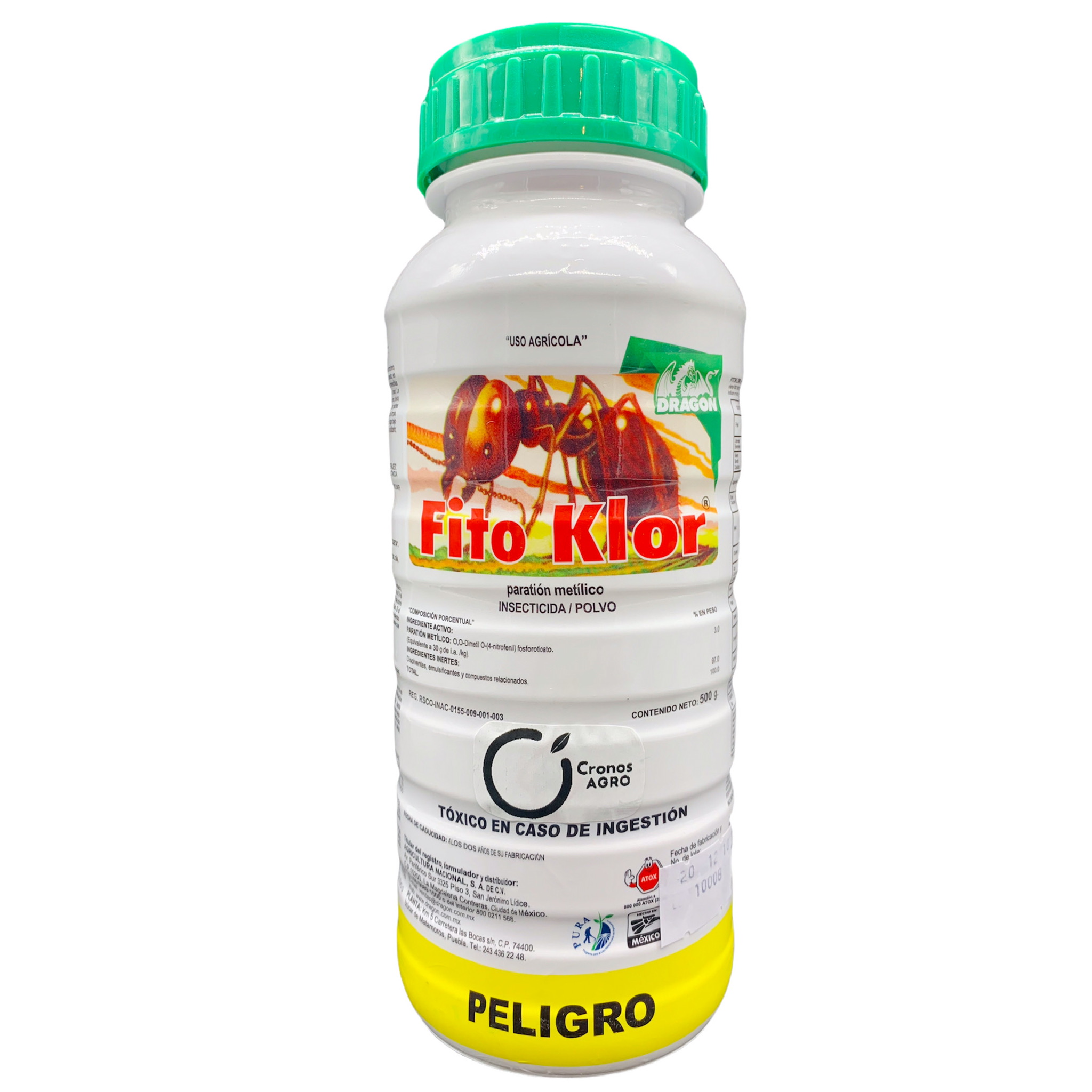 Fitoklor Insecticida En Polvo Control De Hormiga 800 Gramos