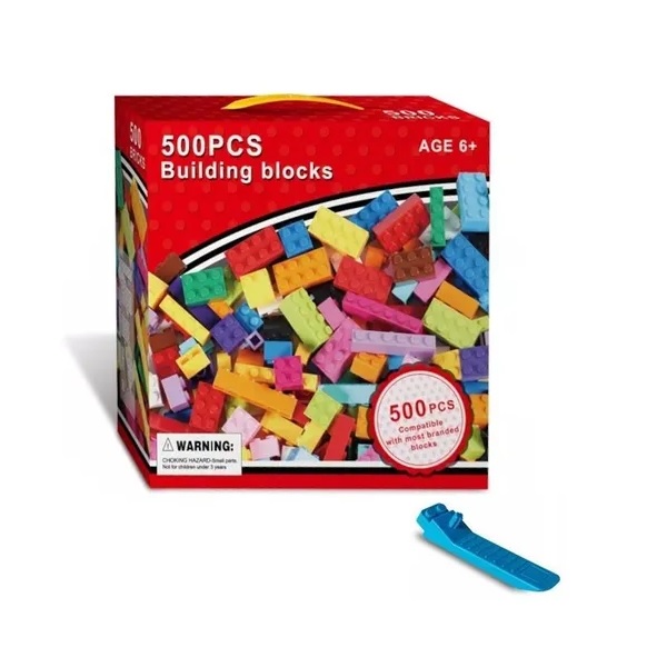 Set De Bloques De Construccion 500pz Diferentes Tamaños