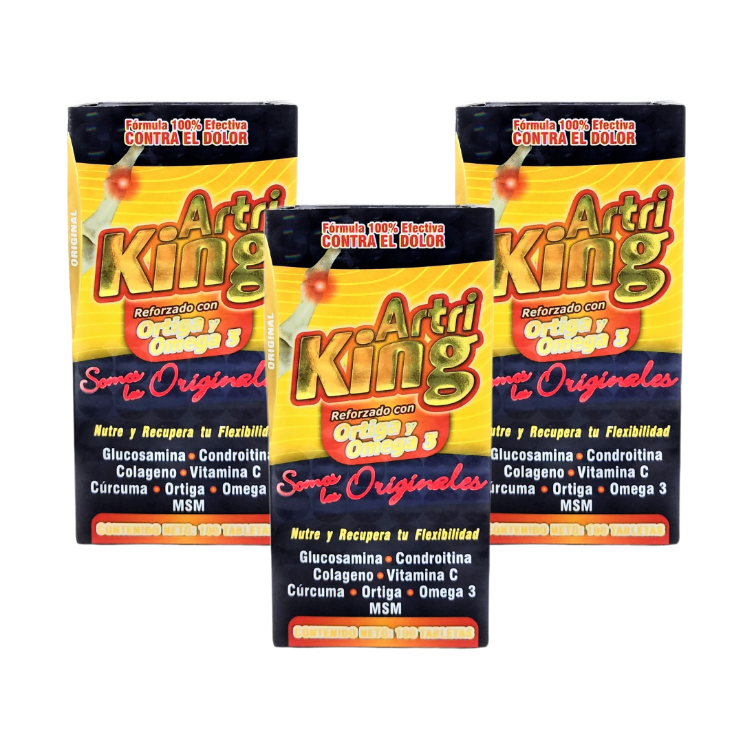 Artri King 100% Original 3 Pzs