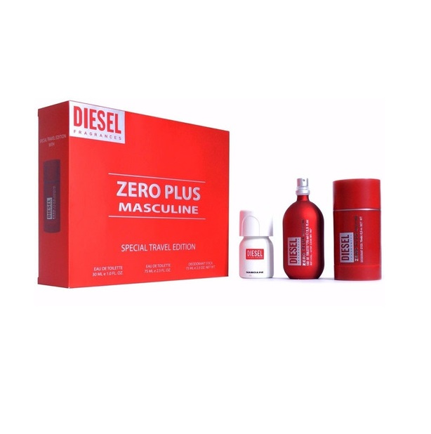 Set Diesel Zero Plus Masculine Special Travel Edition