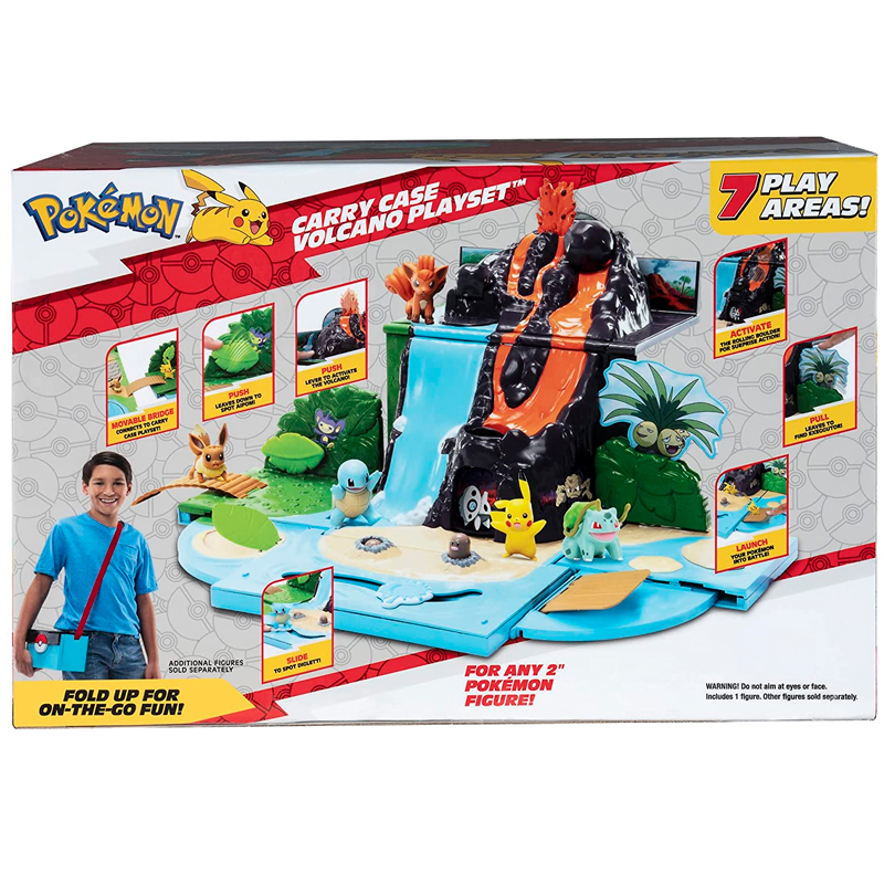 Pokemon Pikachu Play Set Volcano