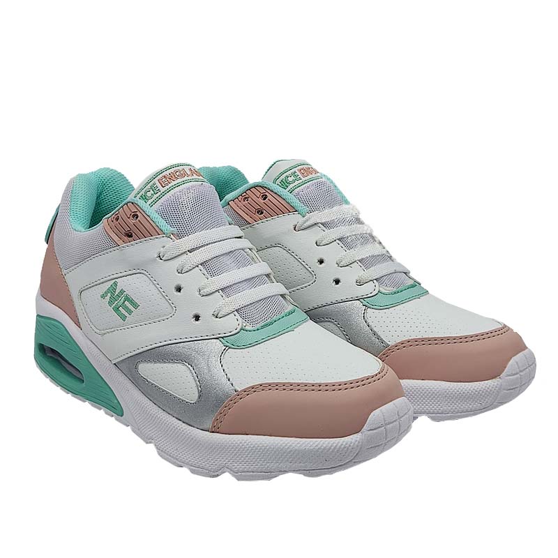 Tenis Nice England 7023 Rosa Verde Niña Mujer Comodos Correr