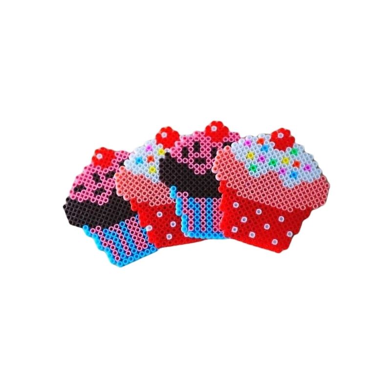 Perler Beads Blister Cupcakes Y Mariposas