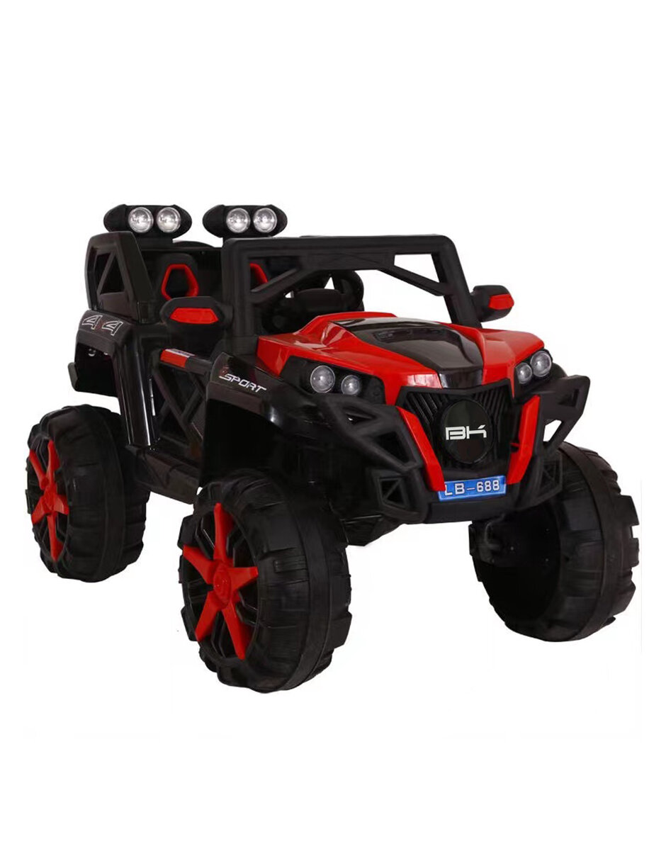 Carro Buggy eléctrico montable con control remoto Beckon Rojo