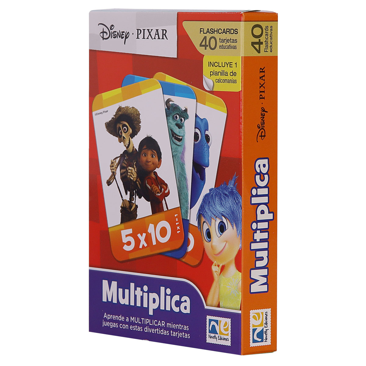 Flashcards Multiplicaciones de Disney Pixar - Novelty