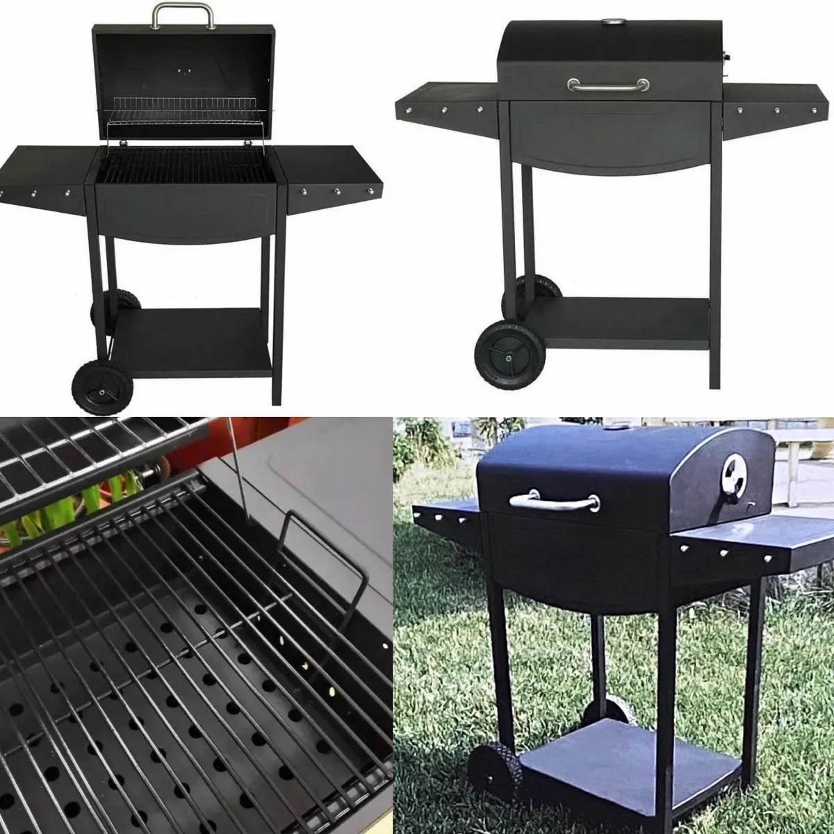 Asador De Carbón Con Termómetro Memeber´s Mark PNTC-2417 SMS