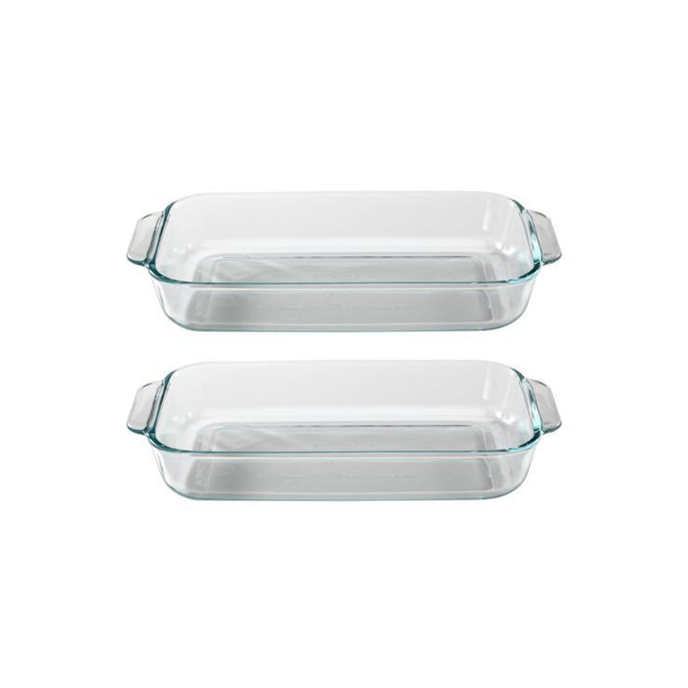 2 Refractario rectangular de vidrio Originals Pyrex 2.8 litros