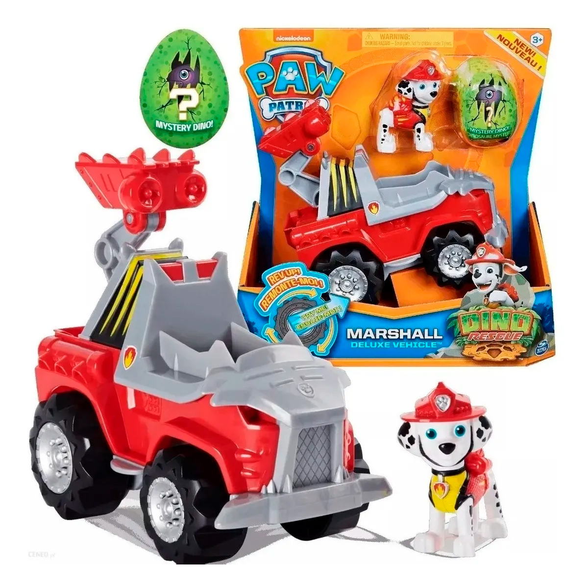Paw Patrol Marshall Deluxe Vehicle Dino Rescue